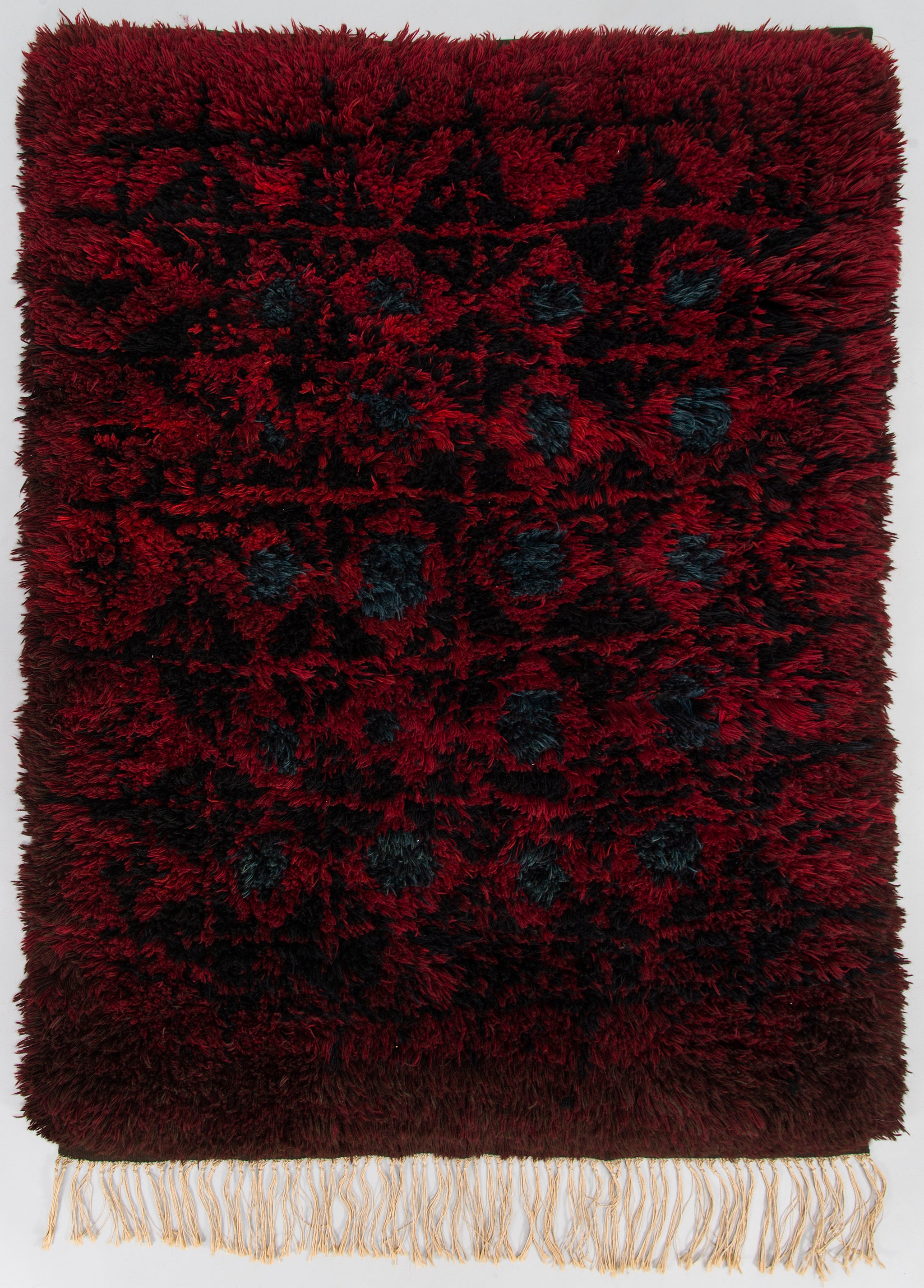 Kirsti Ilvessalo: Finnish Ryijy Rug 1957. – joannafrankdesignshop